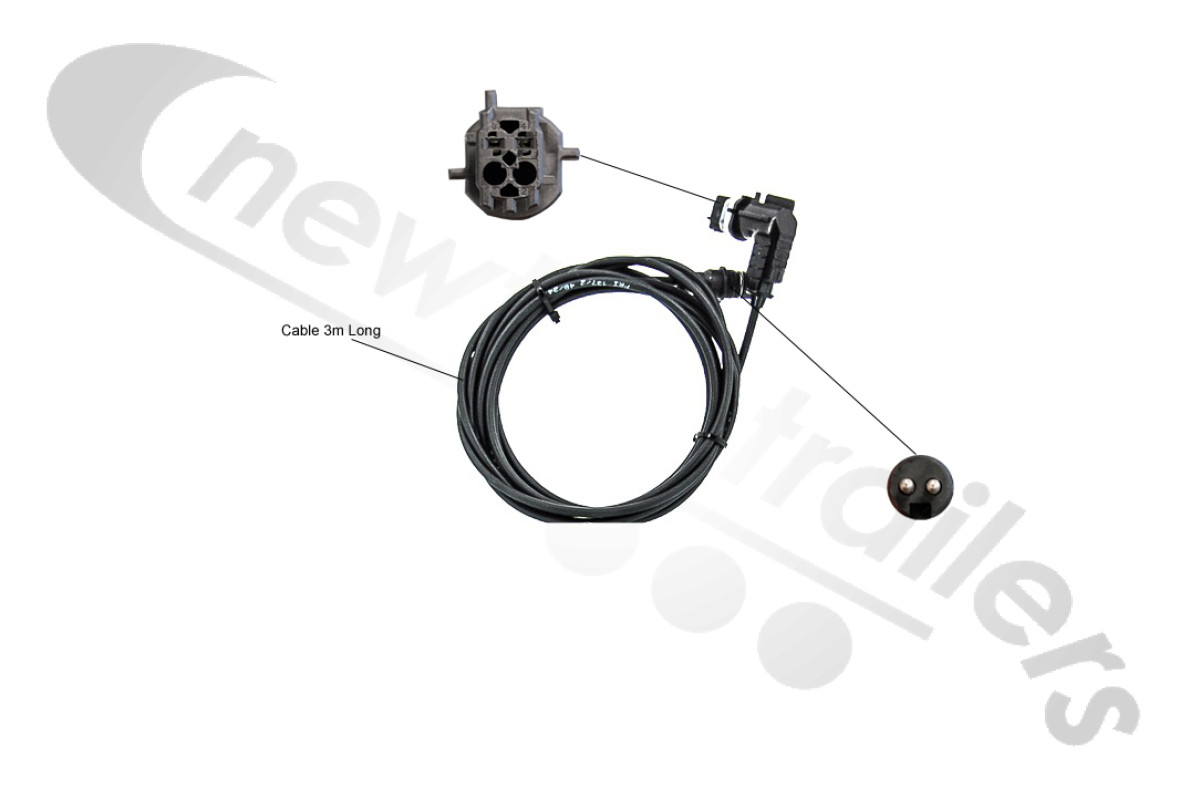 4497230300 Wabco EBS E System Sensor Extension Cable with Socket ...