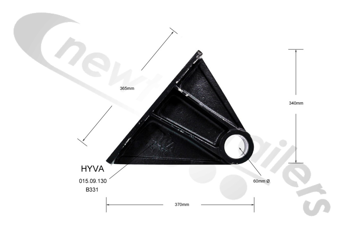 01509130 Hyva Ram or Cylinder Outer Cover Lifting Bracket Bracket Right ... 01509130 Hyva Ram or Cylinder Outer Cover Lifting Bracket Bracket Right ...