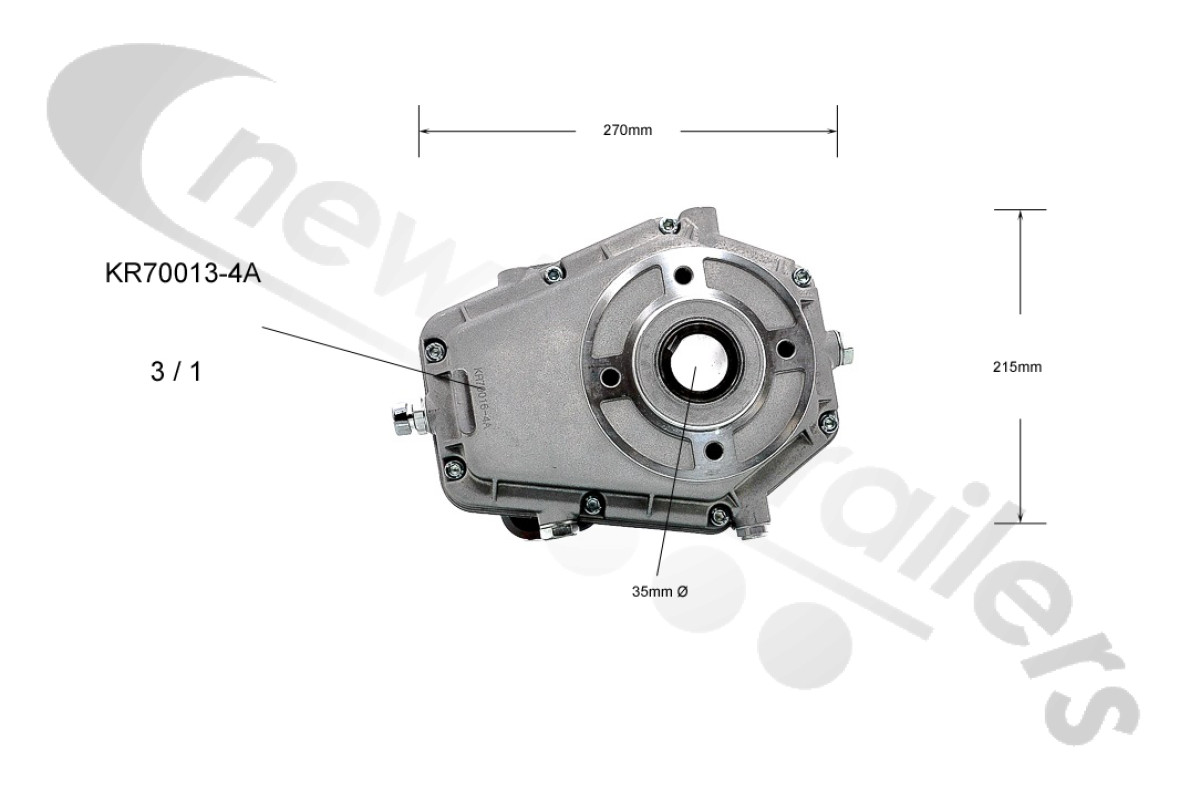 HYD-GB-RE-KR70016-4A Muldoon Reduction Gearbox For Rotary Feeder for ...