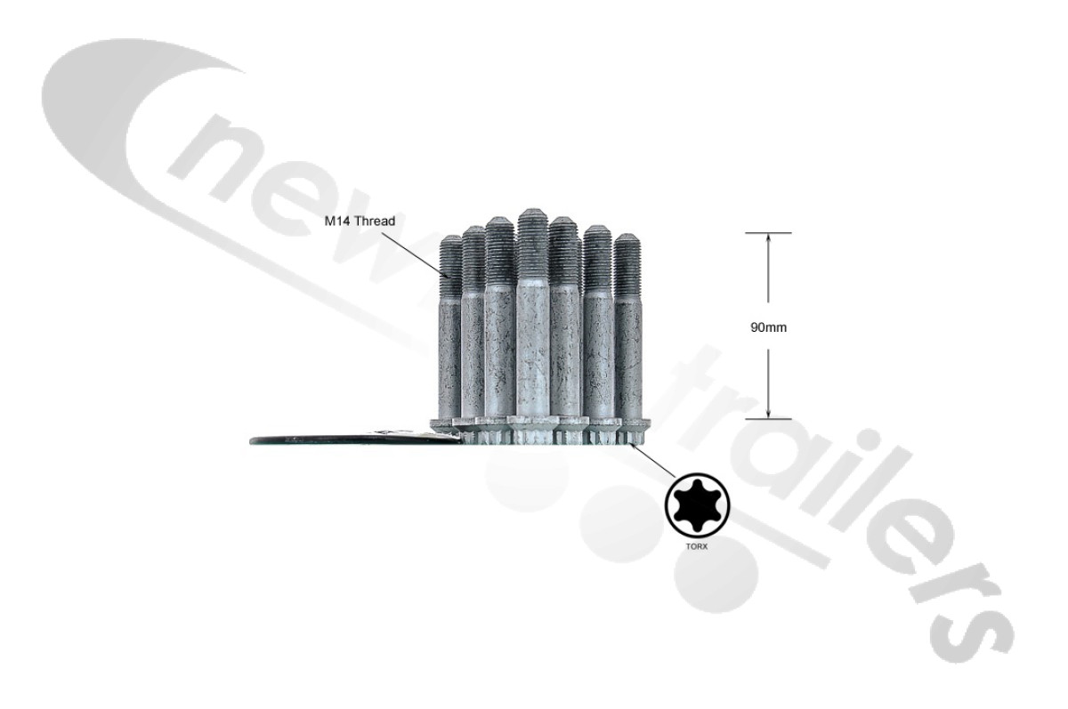 3434366400 SAF Brake Disc Fitting Kit for AXLE SIZL11-22K11 BRAKE SBK ...