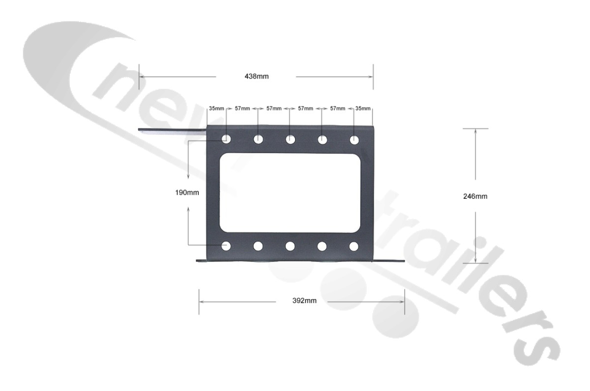 F-101582801 STAS Landing Leg Fixing Bracket Profile Complete Bracket ...