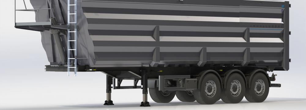 Alloy Body Tipping Trailer Hire